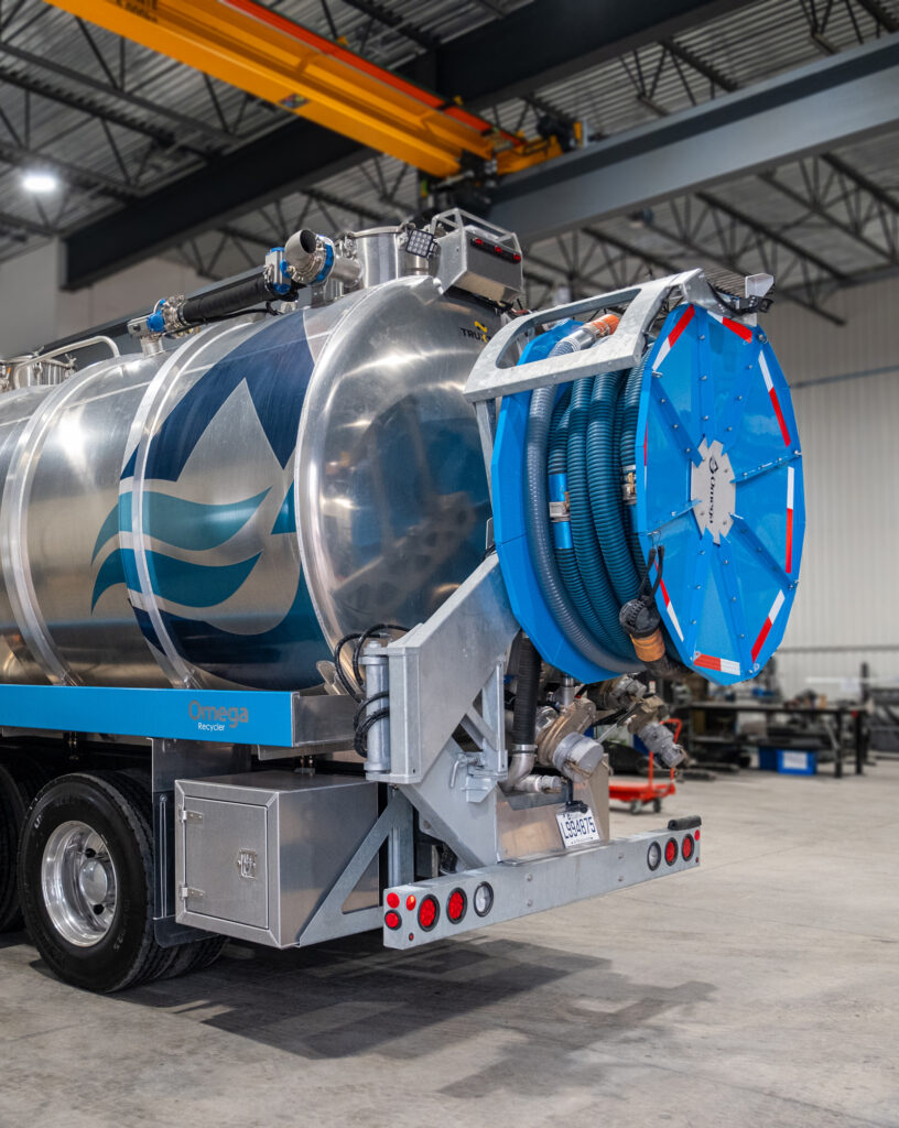 Remote-Controlled Hose Reel for Pump Trucks | Omega LWS